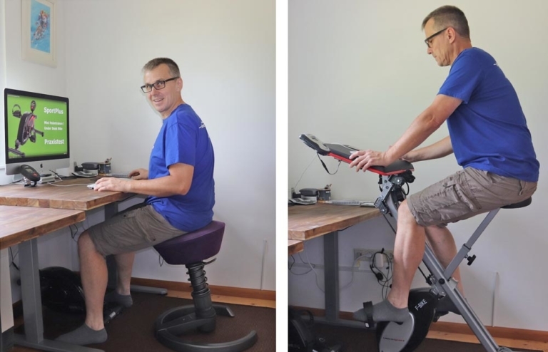 Schreibtischfahrrad im Büro [2026]- Ergometer & Heimtrainer